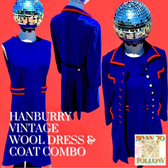 HANBURRY | Dresses | Hanburry Wool Dress And Matching Overcoat Set ...